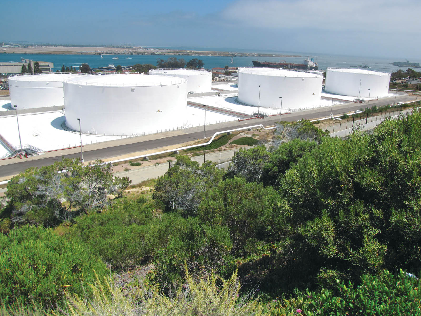 State-of-the-art fuel storage facility at Point Loma - Geosynthetics ...