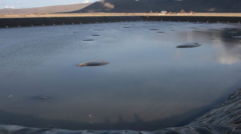 Part 2: Controlling uplifting gas bubbles in exposed geomembrane-lined ...