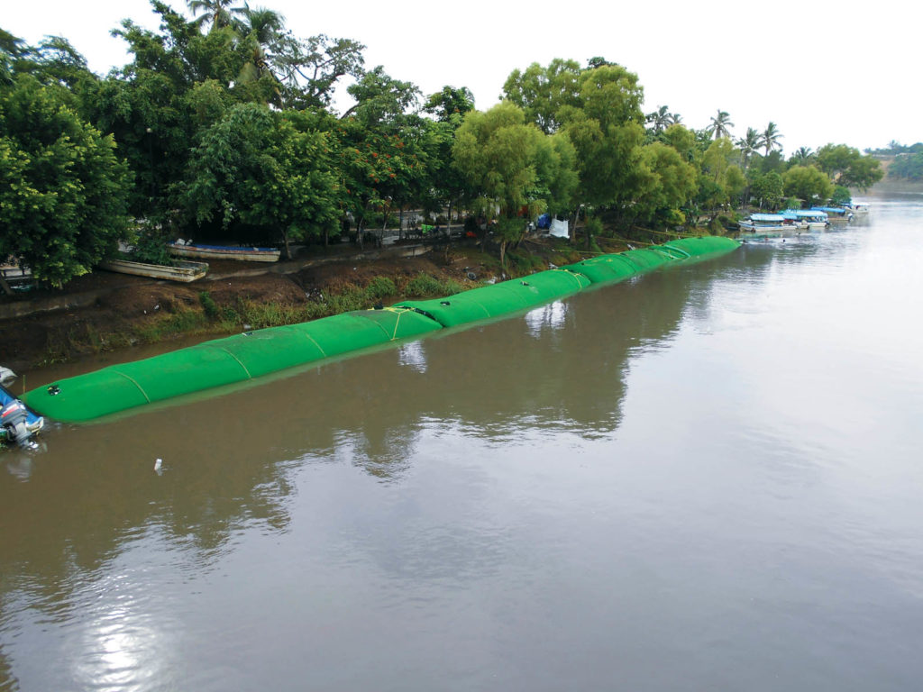 Riverbank erosion protection using engineered geosynthetics in Mexico ...