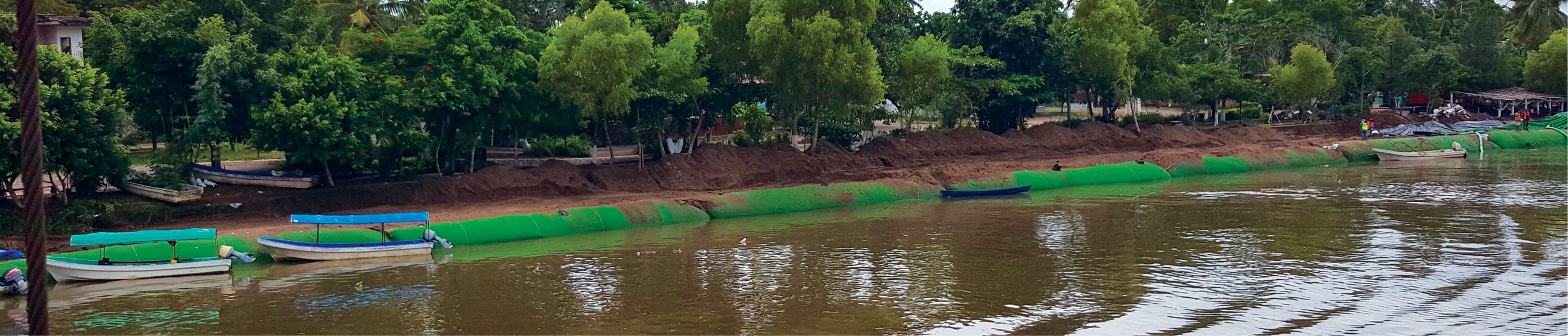 Riverbank erosion protection using engineered geosynthetics in Mexico ...