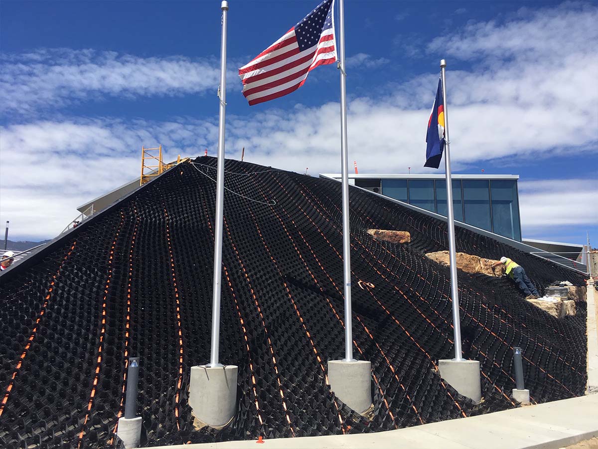 Presto slope protection system beautifies new Olympics museum ...