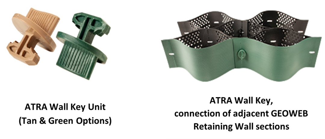 Presto Geosystems unveils ATRA Wall Key for GEOWEB Retaining Wall ...